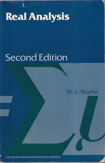 Real Analysis : 2nd Edition (Soft) (H.L. Royden) / 明倫館書店 / 古本、中古本、古書籍の通販は「日本の古本屋」